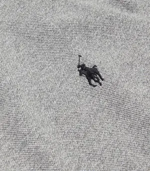 Polo Ralph Lauren Embroidered Logo Polo Shirt - Grey