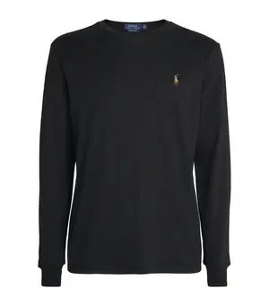 Polo Ralph Lauren Pima Cotton Long-sleeved T-shirt - Black