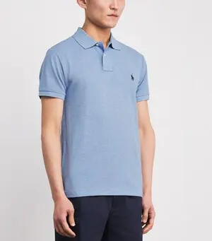 Polo Ralph Lauren Cotton Polo Pony Polo Shirt - Grey