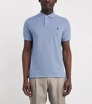 Polo Ralph Lauren Logo Polo Shirt - Grey