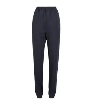 Eskandar Wool Tapered Trousers
