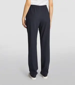 Eskandar Wool Tapered Trousers