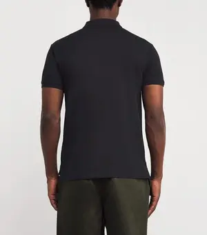 Polo Ralph Lauren Cotton Mesh Slim-fit Polo Shirt - Black
