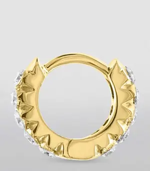 MARIA TASH Invisible Set Diamond Eternity Hoop Earring