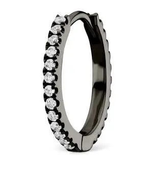 MARIA TASH Diamond Eternity Ring Earring - Black