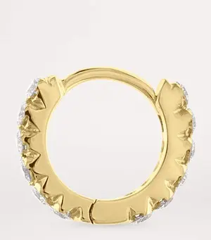 MARIA TASH Invisible Set Diamond Eternity Hoop Earring