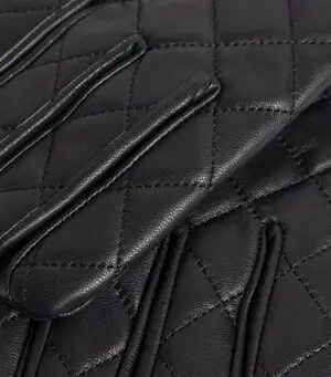 Barbour Quilted Leather Gloves
