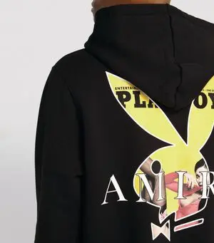 Amiri Playboy Bunny Cover Hoodie - Black | Editorialist