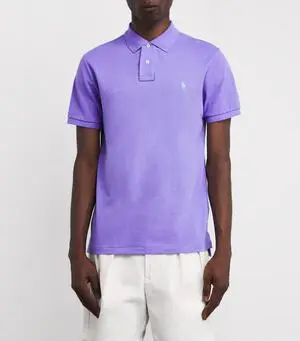Polo Ralph Lauren Cotton Mesh Custom-fit Polo Shirt - Purple