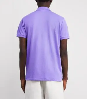 Polo Ralph Lauren Cotton Mesh Custom-fit Polo Shirt - Purple