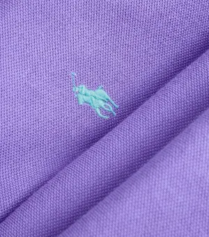 Polo Ralph Lauren Cotton Mesh Custom-fit Polo Shirt - Purple