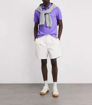Polo Ralph Lauren Cotton Mesh Custom-fit Polo Shirt - Purple