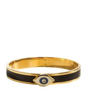 Halcyon Days Evil Eye Bangle - Navy