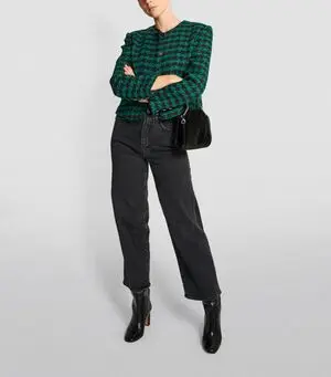 Sandro Short Tweed Jacket