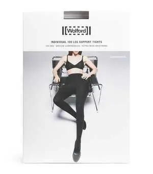 Wolford Individual 100 Leg Support Tights - Black