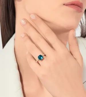 Pomellato Nudo Petit Ring - Blue