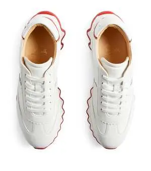 CHRISTIAN LOUBOUTIN Loubishark Leather Sneakers - White