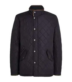 Barbour Quilted Powell Jacket - Navy