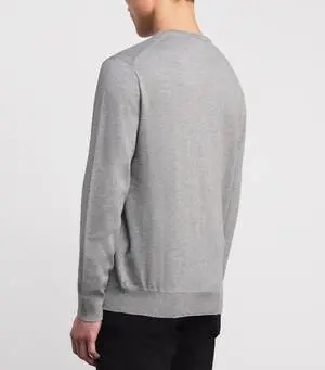 Polo Ralph Lauren Pima Cotton Polo Pony Sweater - Grey