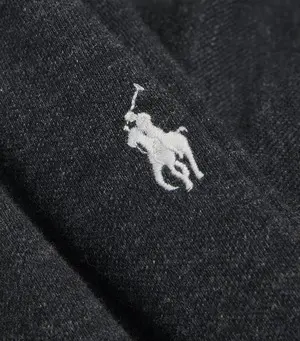 Polo Ralph Lauren Cotton Mesh Slim-fit Polo Shirt - Black