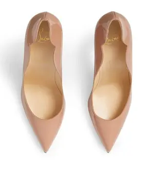 CHRISTIAN LOUBOUTIN Hot Chick 100 Patent Leather Pumps