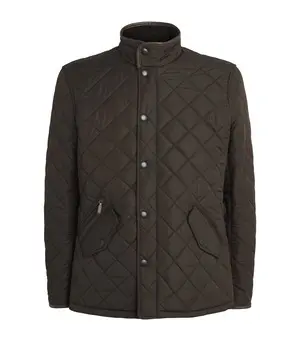 Barbour Quilted Powell Jacket - Green