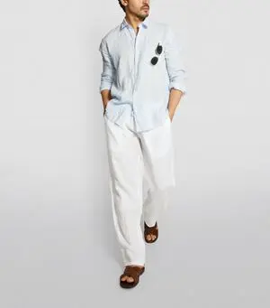 Vilebrequin Linen Drawstring Trousers