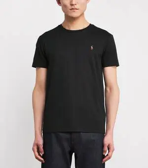 Polo Ralph Lauren Pima Cotton Polo Pony T-shirt - Black