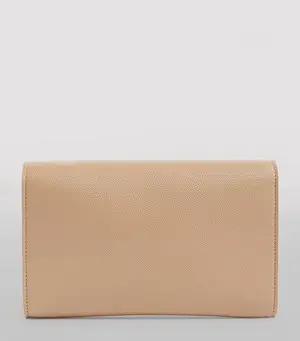 Saint Laurent Uptown Chain Wallet - Beige