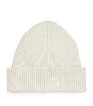 LE BONNET Lambswool-caregora Classic Beanie - White
