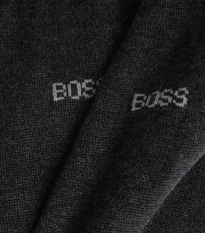 BOSS Flat Knit George Socks - Grey