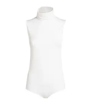 Wolford Wolford Rollneck String Bodysuit White