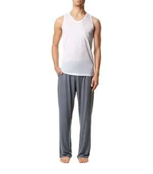 Derek Rose Basel Lounge Trousers - Grey