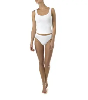 Hanro Touch Feeling Midi Briefs - White