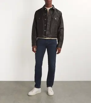 Paige Federal Slim-straight Jeans - Navy