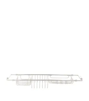ZODIAC Extendable Bath Rack - Silver