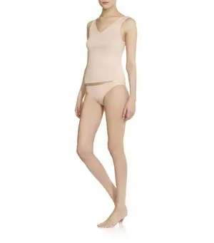 Hanro Cotton Seamless Mini Brief - Nude