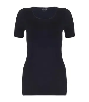 Hanro Cotton Seamless T-shirt - Black