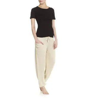 Hanro Cotton Seamless T-shirt - Black