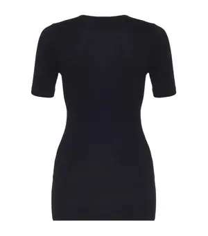 Hanro Cotton Seamless T-shirt - Black