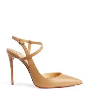 CHRISTIAN LOUBOUTIN Jenlove 100 Leather Pumps - Red