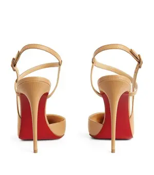 CHRISTIAN LOUBOUTIN Jenlove 100 Leather Pumps - Red