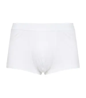 Sunspel Cotton Trunks - White