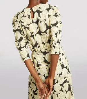 Rixo Pearl Shell Print Lucile Dress