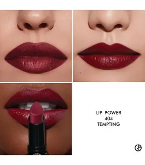 ARMANI Lip Power Vivid Color Long Wear Lipstick - Red
