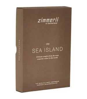 Zimmerli 286 Sea Island Trunks - Black
