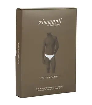 Zimmerli 172 Pure Comfort Hipster Briefs - Black