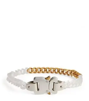 Buckle Detail Chain Necklace
