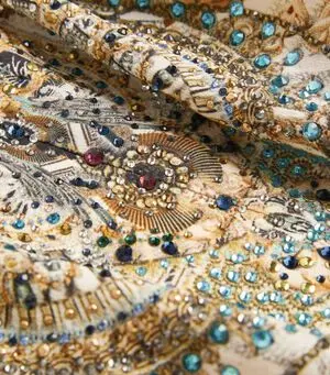 Camilla Silk Gates Of Glory Print Kaftan