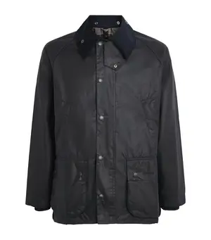 Barbour Waxed Bedale Jacket - Navy